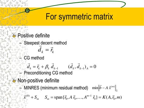 Ppt Modern Iterative Methods Powerpoint Presentation Free Download