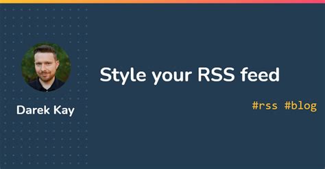 Style Your Rss Feed