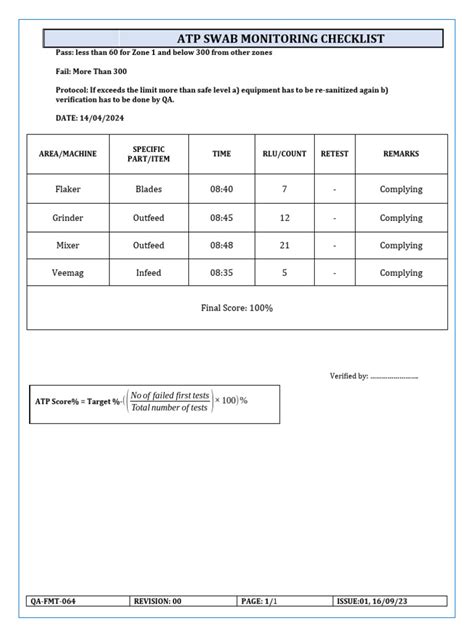 Qa Fmt 064 Atp Monitoring 13 04 2024 Autorecovered Pdf
