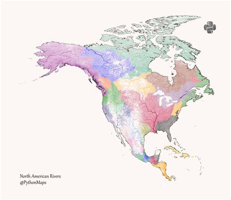 Python Maps On Twitter Here Is A Closeup Of North America 3 N