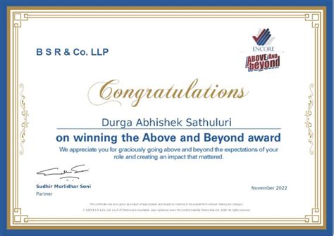 Ca Durga Abhishek On Linkedin Recognition Professionalachievement