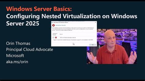 Enabling Nested Virtualization For Hyper V On Windows Server 2025