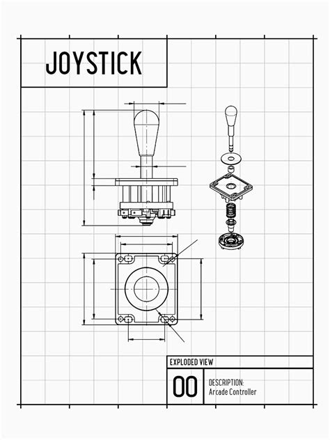 Joystick Exploded View T Shirt For Sale By Castfireclothes