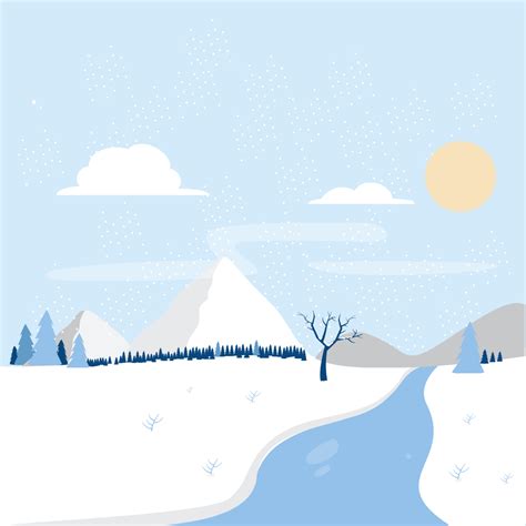 Zwart Wit Winter Clipart Gratis