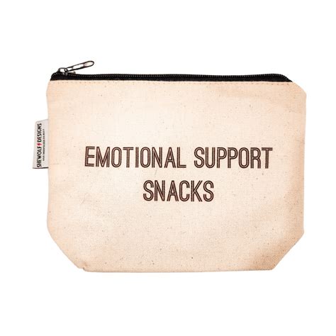 Emotional Support Snacks Pouch Shewolf
