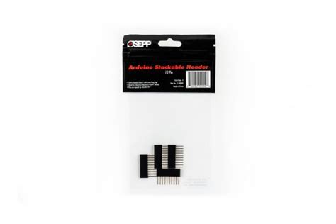 Arduino Stackable Header 10 Pin 4 Pack Osepp