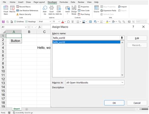 Run A Macro From A Form Button In Excel How To Excel Effects