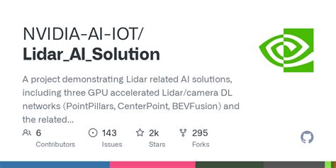 Github Nvidia Ai Iot Lidar Ai Solution A Project Demonstrating Lidar Related Ai Solutions