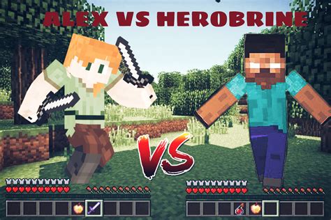 Minecraft Steve Vs Herobrine