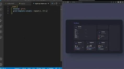 Responsive Project Dashboard Speedrun Html And Css Tutorial