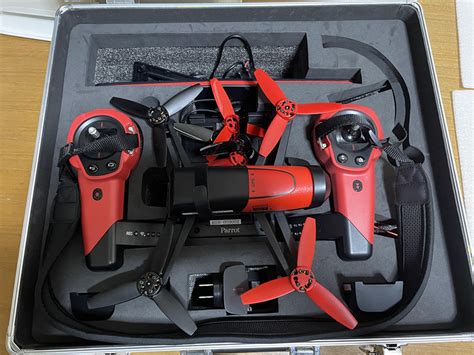 【やや傷や汚れあり】parrot パロット sky controller bebop drone ドローン レッド ハードケース付きの落札情報