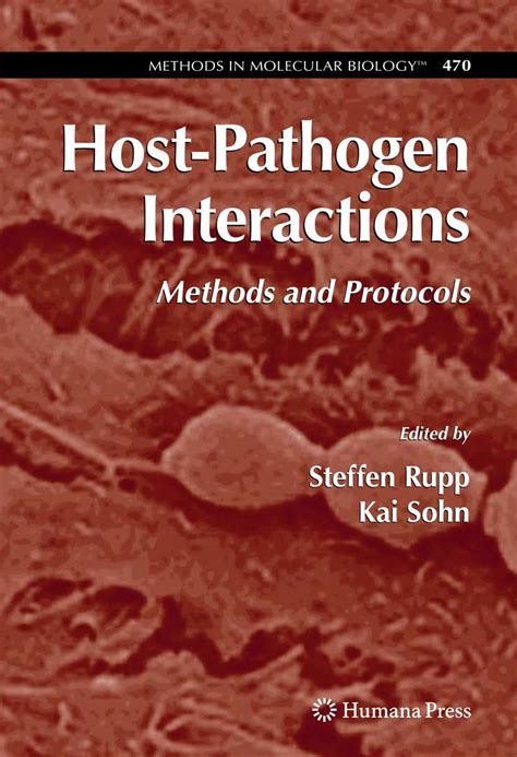 Host Pathogen Interactions Methods And Protocols Methods In Molecular