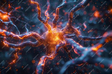 Neuron Synapse in High Resolution neuron | Premium AI-generated image