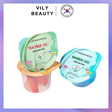 Bring Green Tea Tree Cica Modeling Pack 28g Shopee Philippines