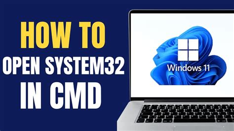 How To Open System32 In Cmd Command Prompt Youtube