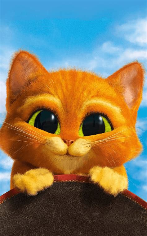 Download Adorable Puss In Boots Wallpaper