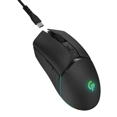 Porodo Gaming 7d Wireless Rgb Mouse 10000 Dpi Black