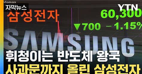 자막뉴스 삼성전자 반도체 시장서 무너질 위기 결국 중국 못 이기나