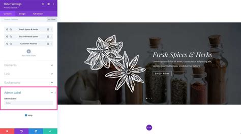 The Divi Slider Module Elegant Themes Documentation