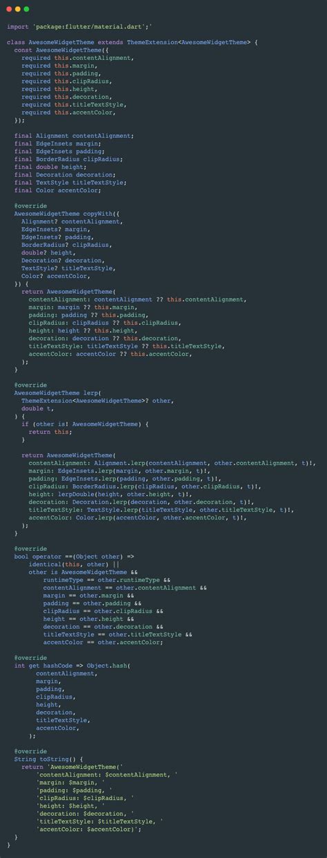 Theme Extensions Gen Dart Package