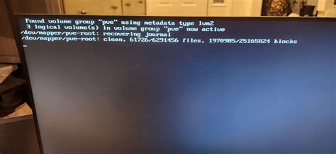 Proxmox Virtual Environment Hopefully An Easy Fix