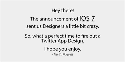 Ios 7 Twitter App Design On Behance