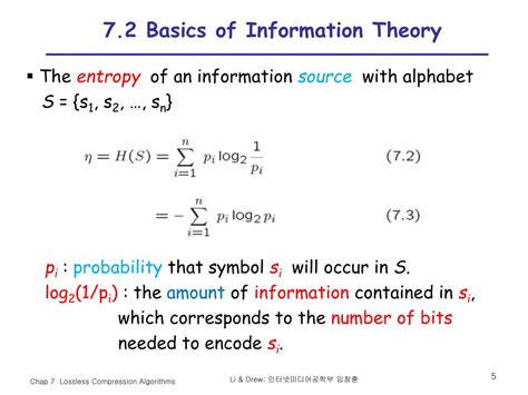 Ppt Fundamentals Of Multimedia Chapter 7 Lossless Compression