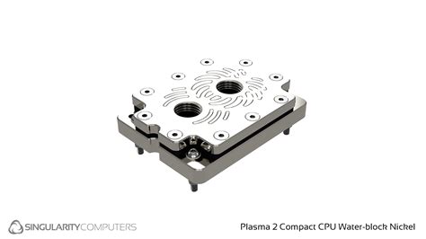 Plasma 2 CPU Water Block Singularity Computers