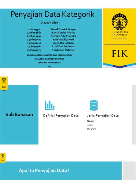 Kelompok 1 Penyajian Data Kategorik Pdf