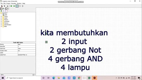 Tutorial Membuat Logisim Multiplexer Decoder Register Youtube