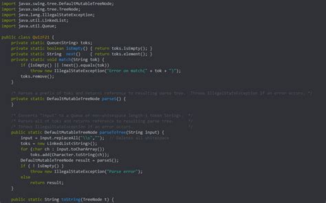 Solved Write Parses In The Code Below Using The Conventions
