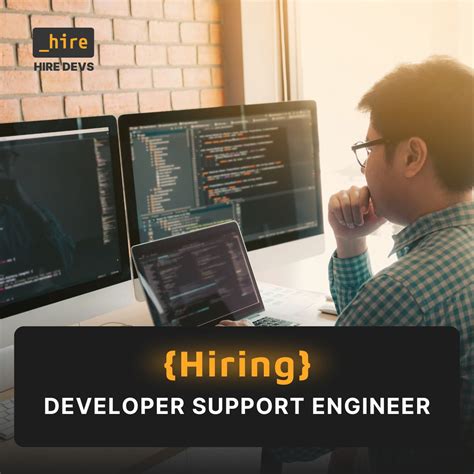 Hire Devs On Linkedin Developersupportengineer Jobopportunity