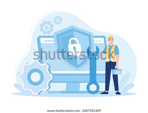 Fix Personal Data Errors Trending Concept Stock Vector Royalty Free