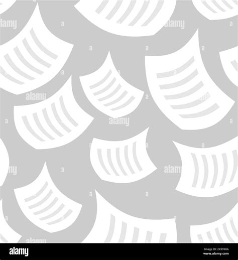 Document Falls Pattern Seamless Sheet Of Paper Flies Background Stock