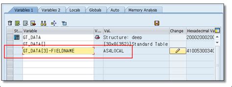 Abap 디버깅 시 인터널 테이블 Alv 조회하는 법 Sap Space