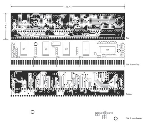 50 segment serial bar graph display driver electronics