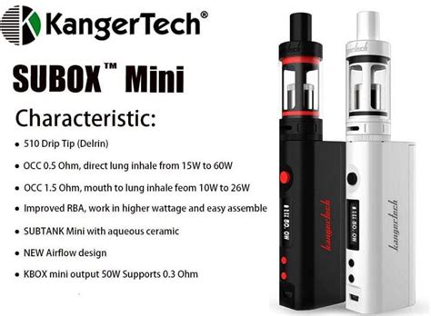 Detailed Kanger Subox Mini Review Extreme Vaporizers