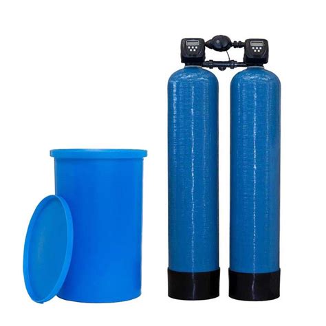 Duplex Water Softener With Clack Ws2 Ci Metered Digital Controller 2 Gaps Water Treatment