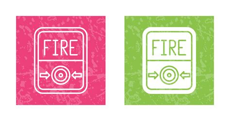 Fire Button Vector Icon Vector Art At Vecteezy