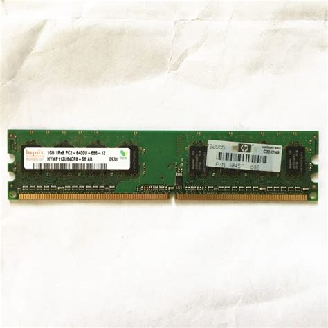 Hynix Ddr2 1gb 800MHz Ram 1GB 1Rx8 PC2 6400u 666 12 DDR2 800 1GB Desktop Memory Computercyber Com