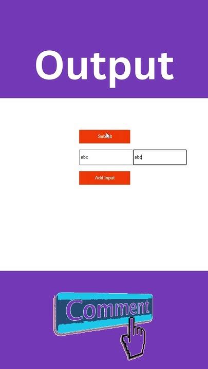Add Input On Onclick In Javascript Youtube