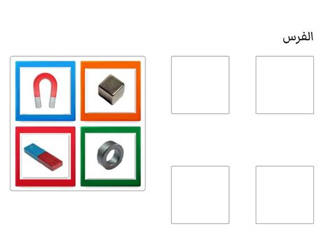 أشكال المغناطيس فرز المجموعات