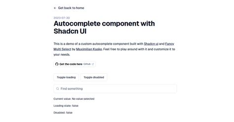 Autocomplete Component With Shadcn Ui All Shadcn