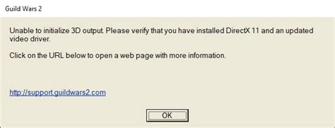 Guild Wars 2 Unable To Initialize 3d Renderer · Issue 3702
