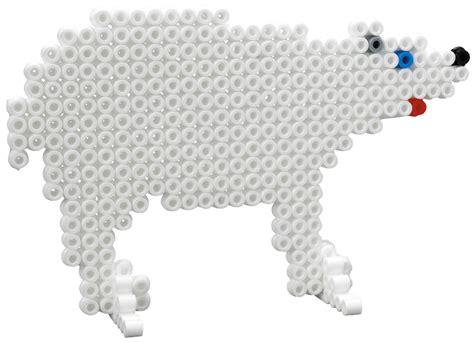 Polar Bear Hama Perler Bügelperlen Hama
