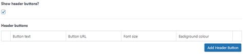 How To Add Header Buttons
