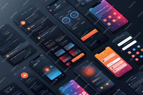 Toolkituiux Scene Creator Mobile Application Design Smartphone Mockup With Creation Of The User