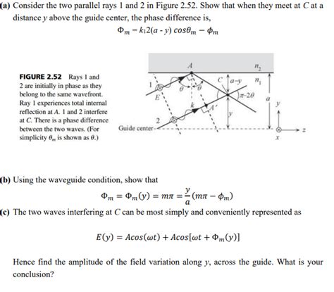 A ﻿consider The Two Parallel Rays 1 ﻿and 2 In