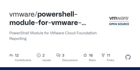 GitHub Vmware Powershell Module For Vmware Cloud Foundation Reporting PowerShell Module For