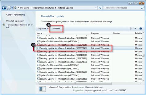how to uninstall windows updates 4sysops